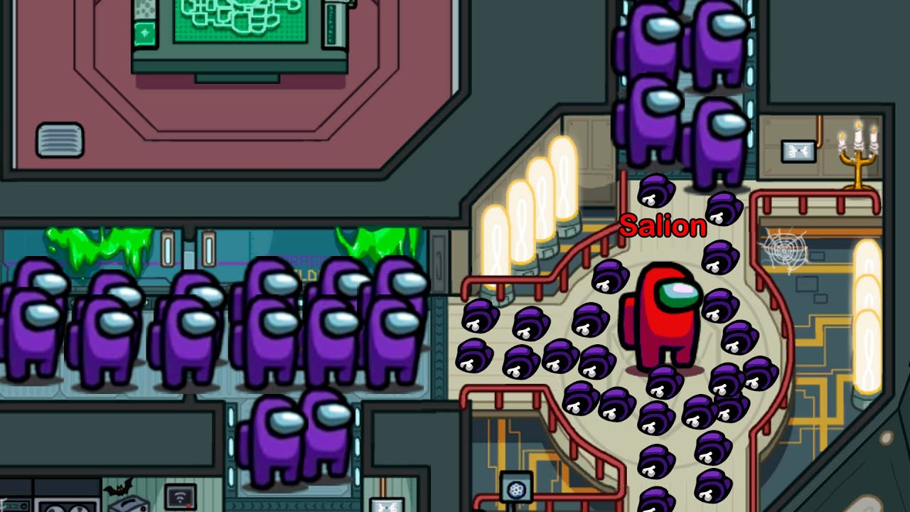 AMONG US, but with 1001 PLAYERS *1000 players* - YouTube