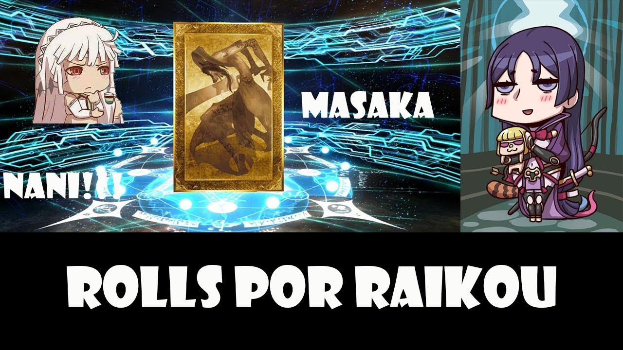 Fate GO : Rolls por raikou nani!!!!!!!!!!! - YouTube