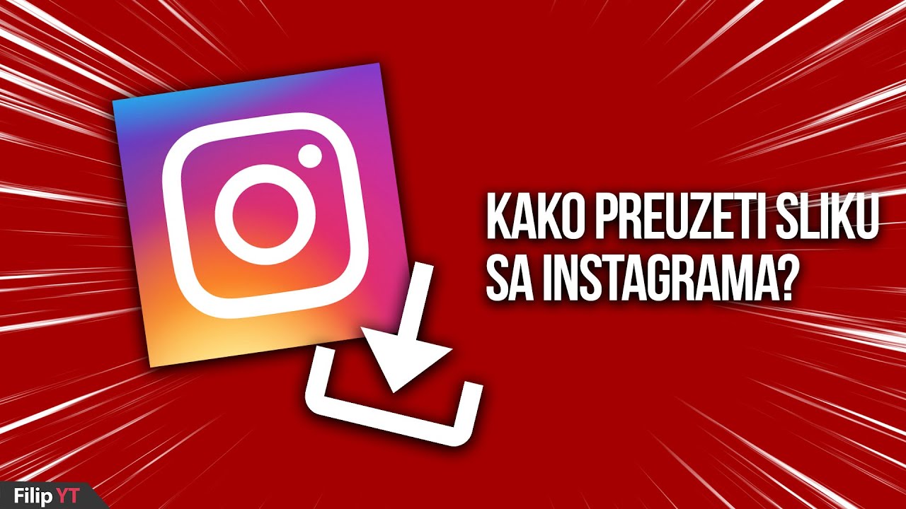 Kako skinuti sliku sa Instagrama? *JEDNOSTAVNO UPUTSTVO* - YouTube