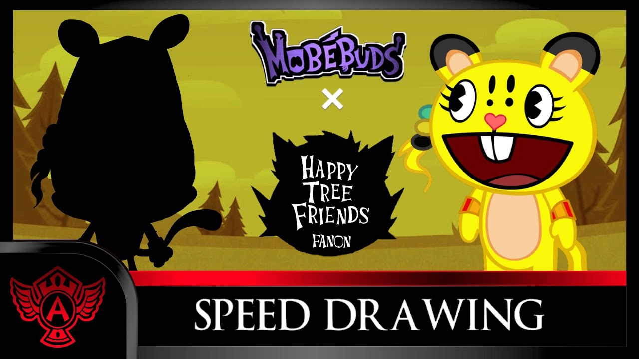 Speed Drawing: Happy Tree Friends Fanon - Virginie | Mobebuds Style ...