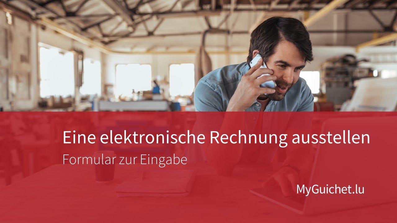 Wie stelle ich eine elektronische Rechnung aus? - YouTube