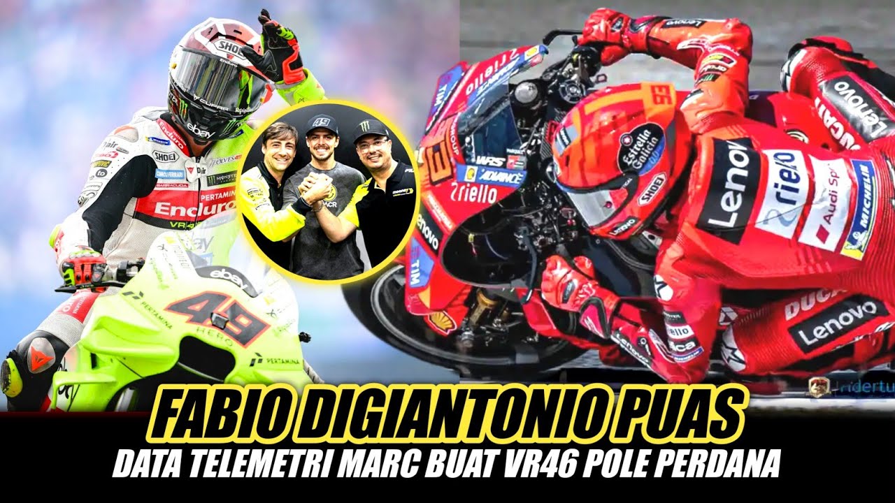 FABIO DIGIANTONIO PUAS !! DATA TELEMETRI MARC BAWA BERKAH VR46 ~ SEAKUR ...