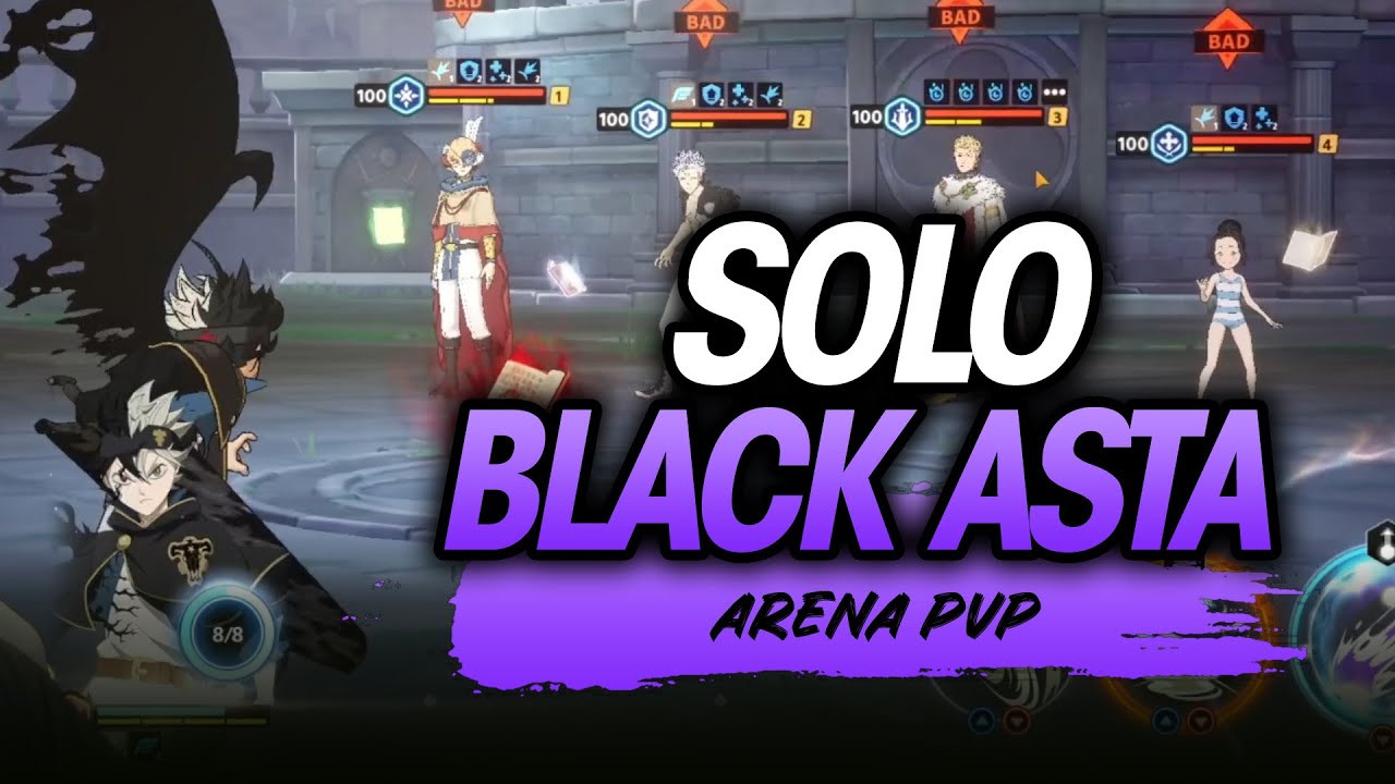 COMO DE ROTO ESTA? BLACK ASTA SOLO PVP Black Clover Mobile - YouTube