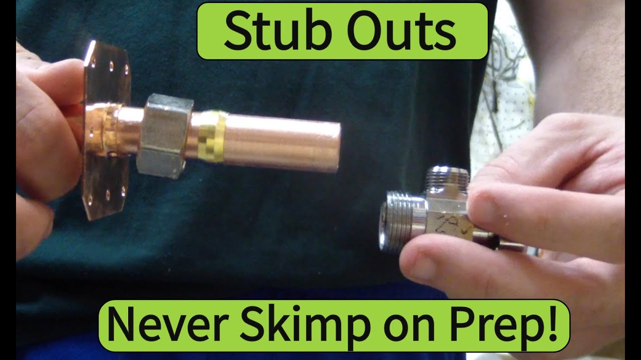 Stub Out Prep & Assembly - DIY PEX Repipe - YouTube