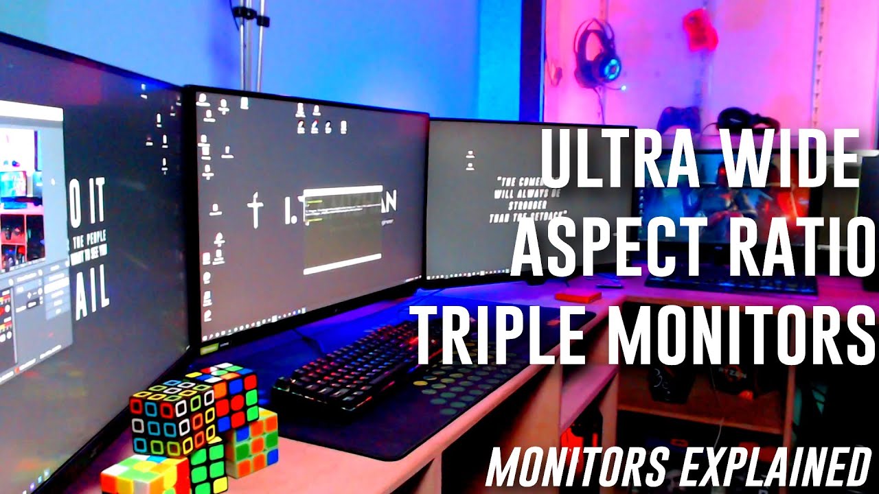 Ultra wide - Triple Monitor - Aspect Ratio - Explained | Tamil ...