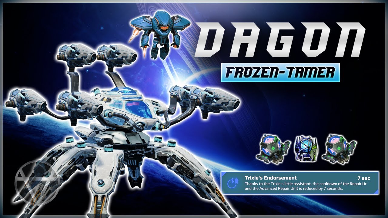 [WR] 🔥 Frozen Tamer DAGON w/ Pascal – Mk3 Gameplay | War Robots - YouTube