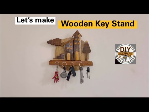 Beautiful Key Stand :: "Crafting Elegance: DIY Wooden Key Stand ...