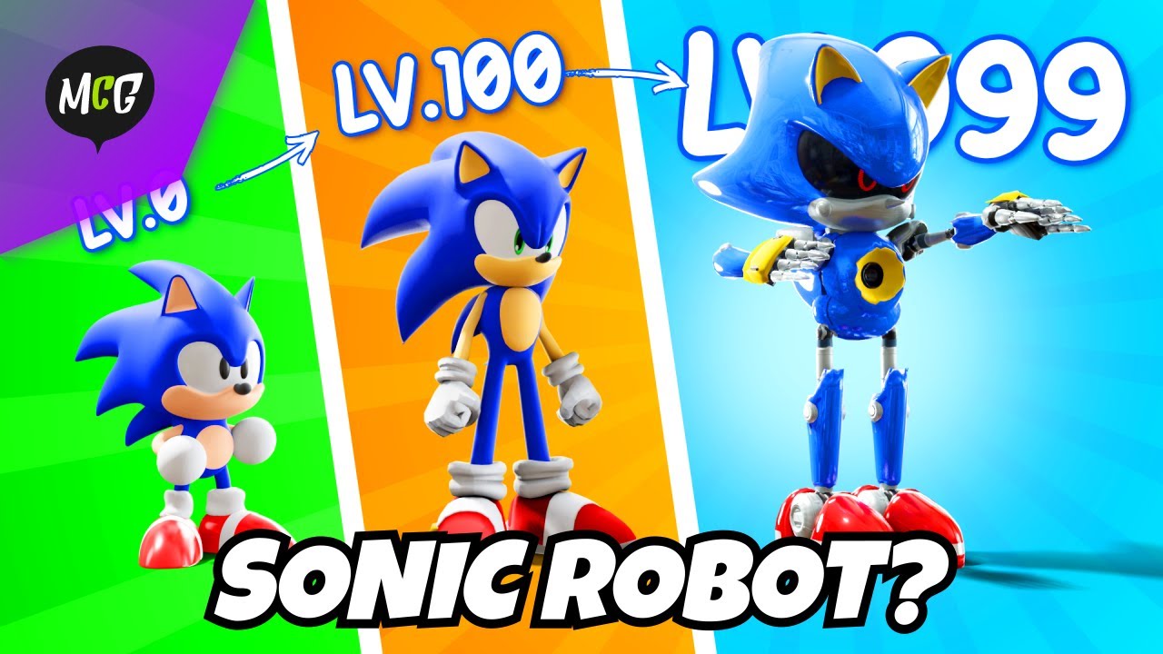 Kita Gabungkan Sonic Dari Bayi Sampai Jadi Robot! - YouTube