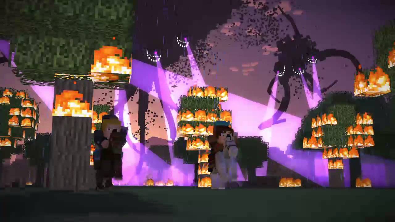 Minecraft story mode part 4 cont. - YouTube