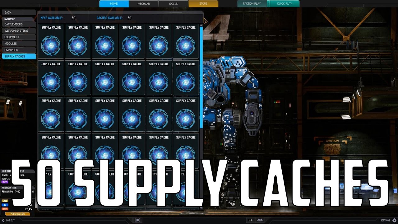 Opening 50 Supply Caches + Statistics - YouTube