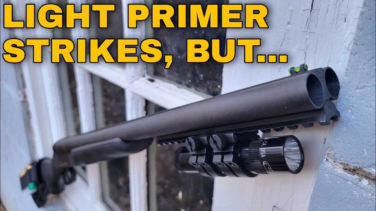 Stoeger Double Defense SxS 12ga Shotgun (Light Primer Strikes, But ...