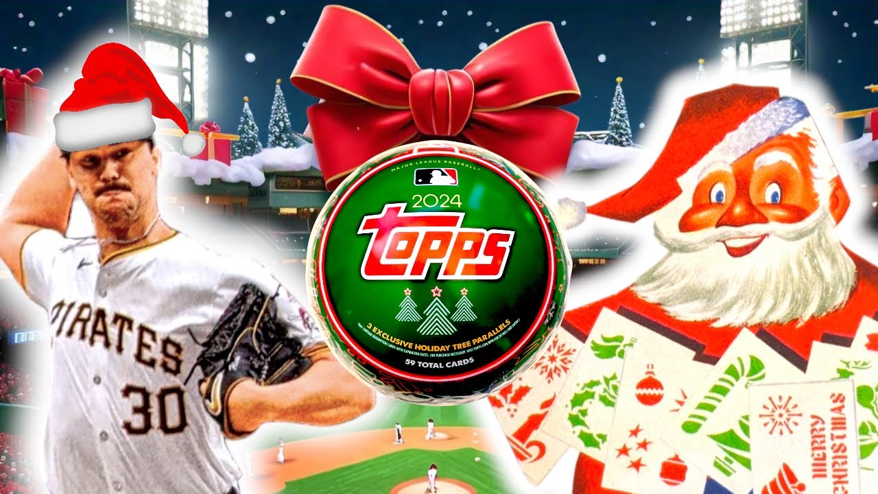 Even Santa Showed Up! 2024 Topps Holiday Baseball Ornament - YouTube