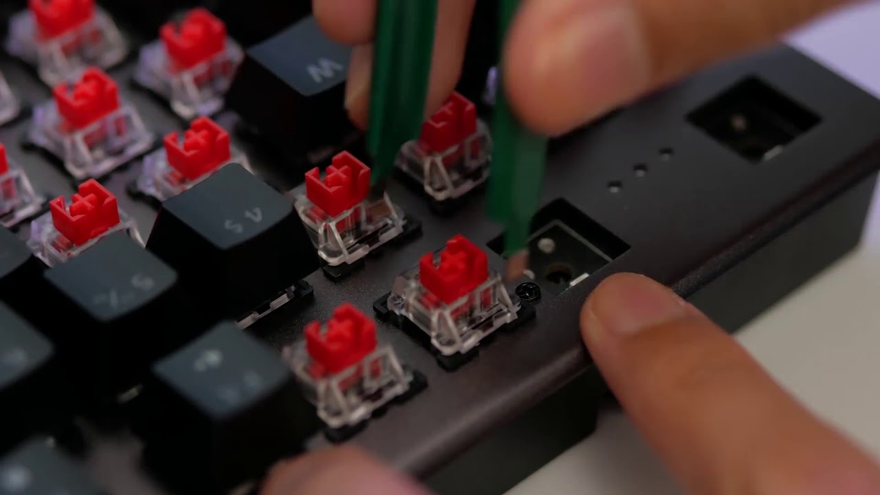 別のレイアウト─Tecware Phantom 96メカニカルキーボード - YouTube