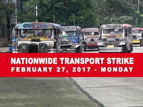 Another nationwide transport strike set on February 27 - YouTube