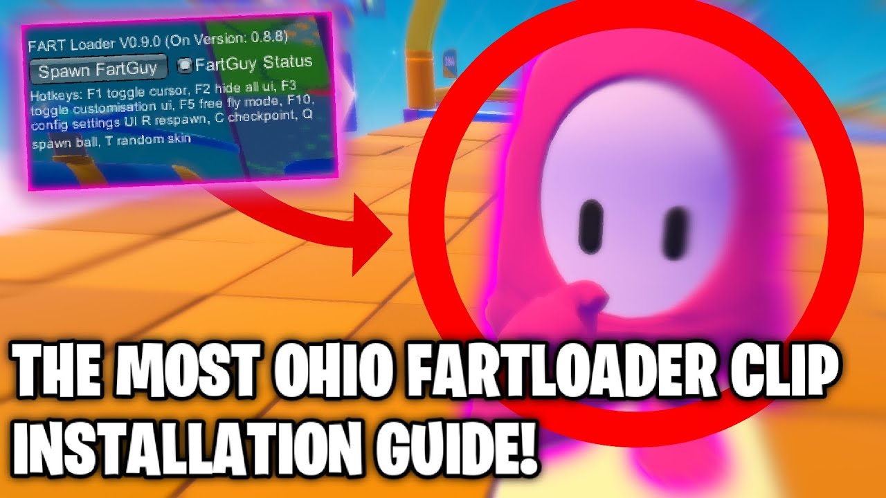 FART Loader free YouTube installation Tutorial (my Fall Guys mod) - YouTube