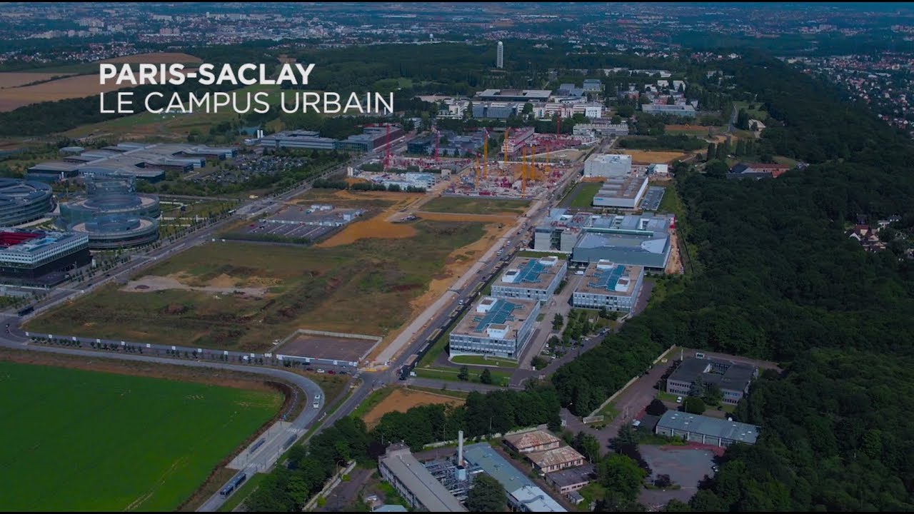 Le campus urbain de Paris-Saclay vu par drone - YouTube