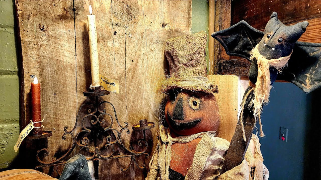 Awesome Primitive Antique Finds! Loaded My Booth! Decorating for Fall ...