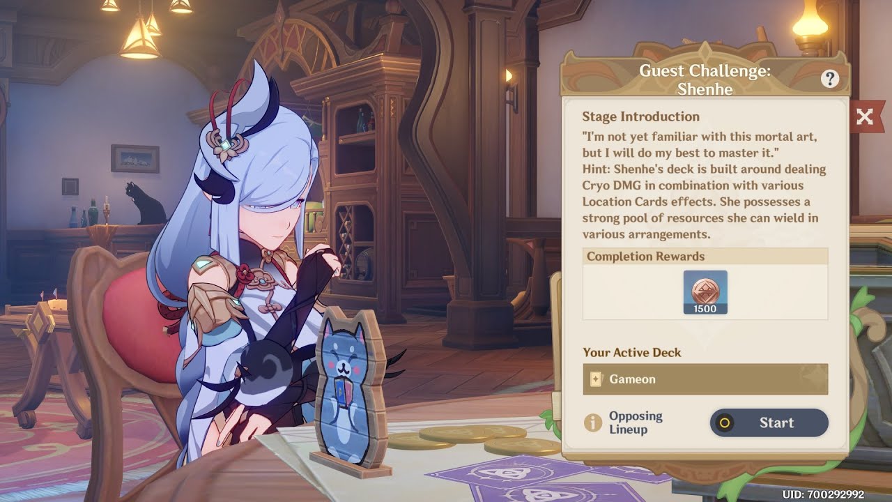 Guest Challenge: Shenhe | Genius Invokation TCG [ Genshin Impact ...