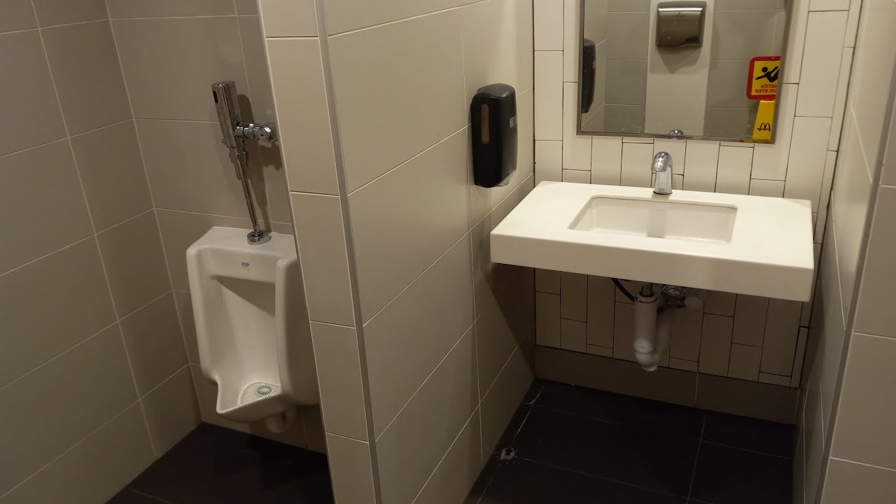 Brand New McDonald's Restroom - YouTube