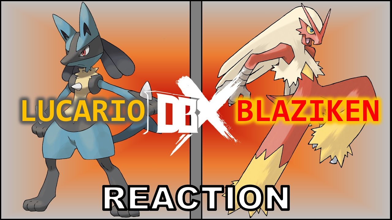 Una llameante y dura lucha|Lucario VS Blaziken (Pokemon Battle)|DBX ...