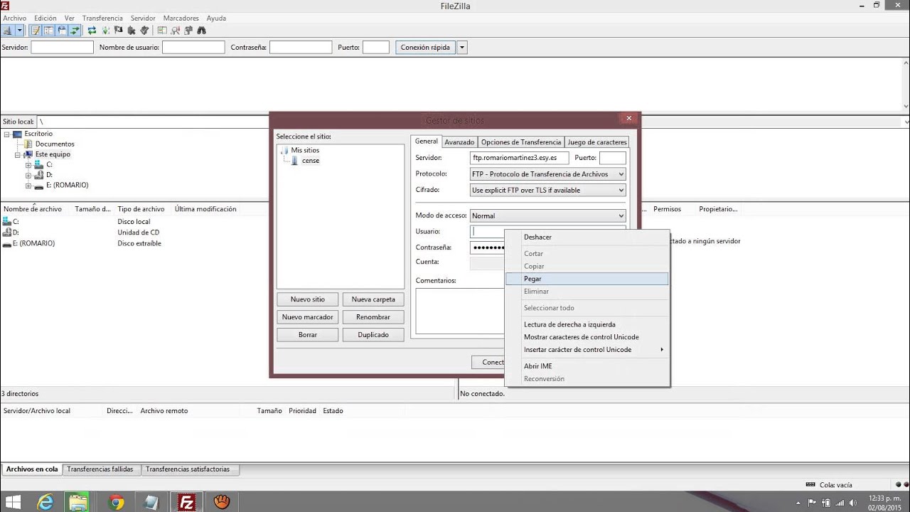 como utilizar (filezilla portable) - YouTube