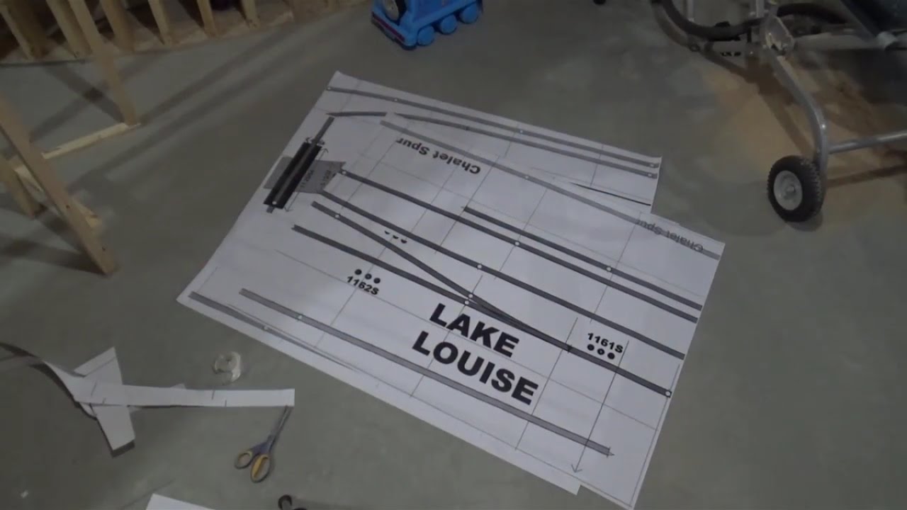 How I Print Full Size Track Plans for Plywood Cutting Templates - YouTube