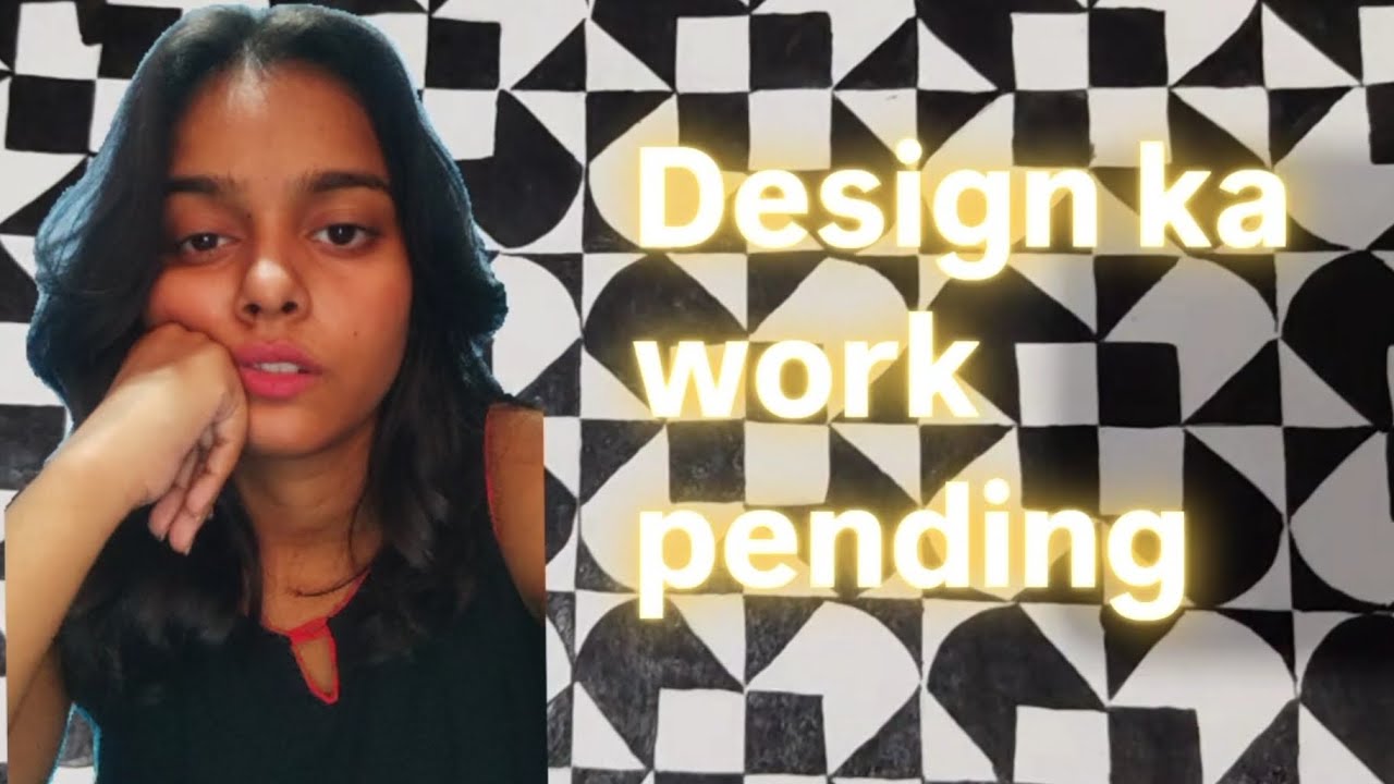 completing my pending design work ....😩 college assignment - YouTube