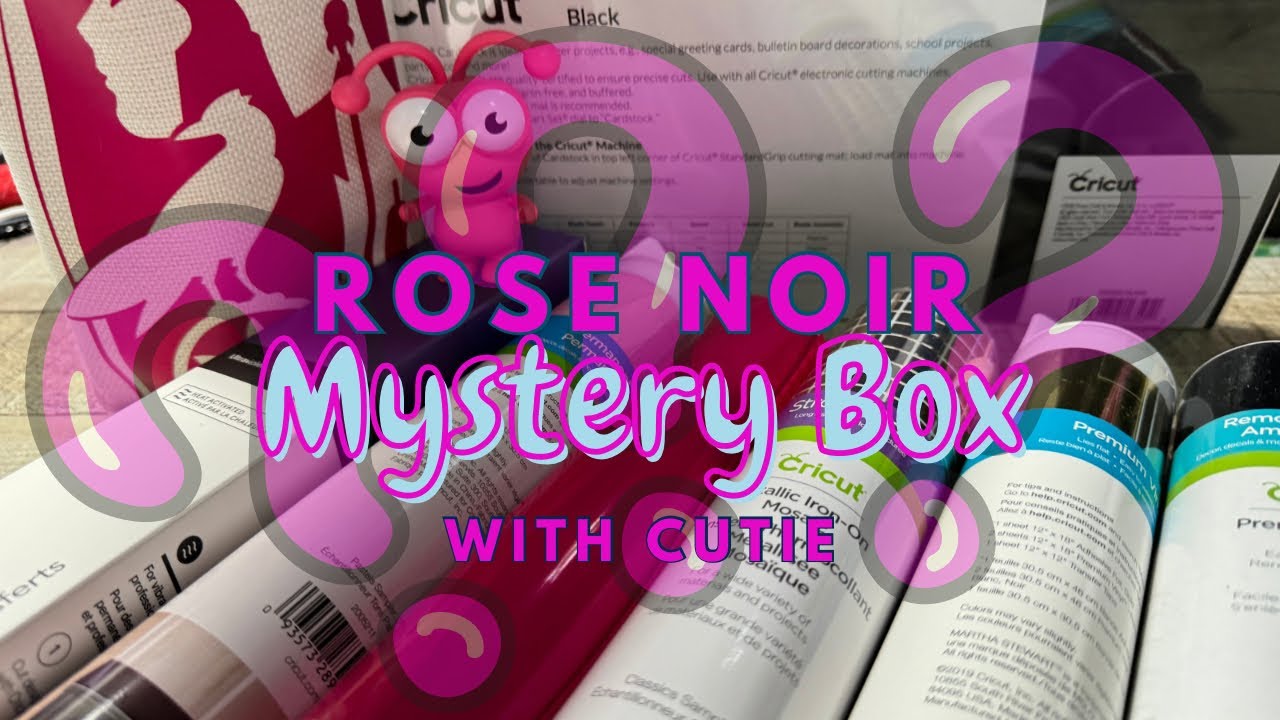 Cricut Rose Noir Mystery box with Pink Lemonade Cutie - YouTube