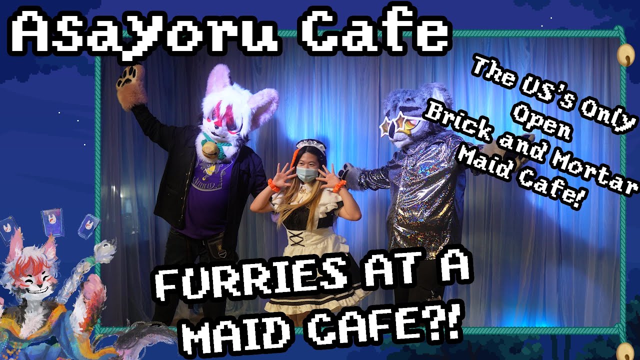 [4k] FURRIES AT A MAID CAFE?! | Public Fursuiting at Asayoru Maid Cafe ...
