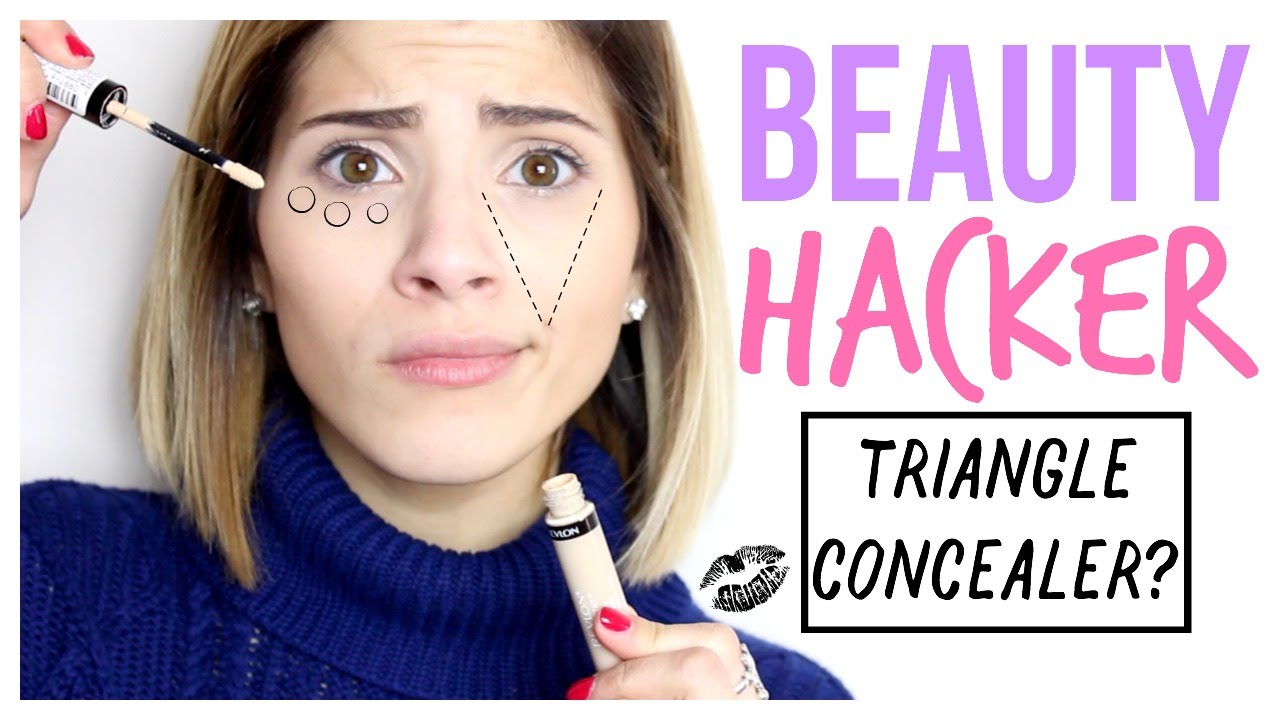 Beauty Hacker | Triangle Concealer - YouTube