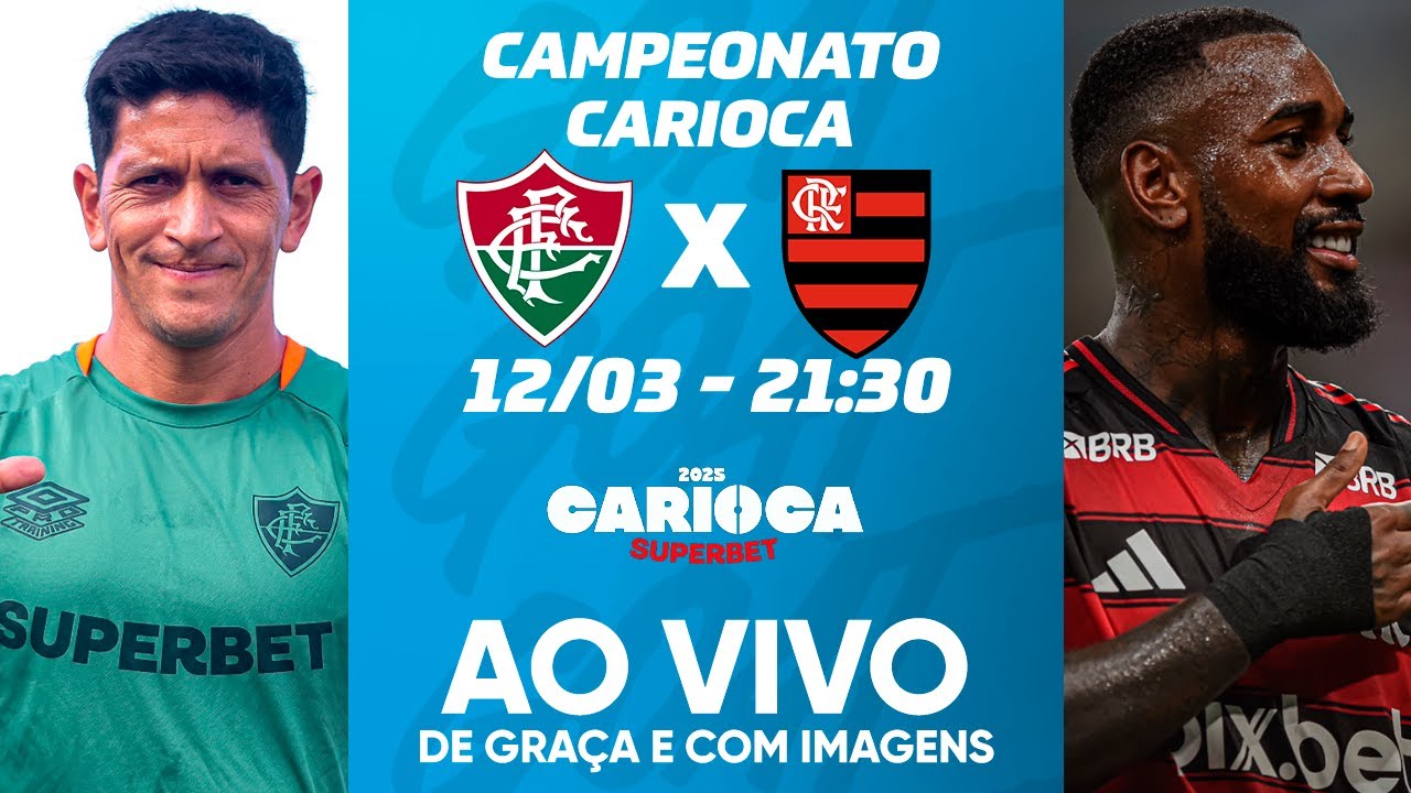 FLUMINENSE X FLAMENGO | CAMPEONATO CARIOCA | FINAL | AO VIVO E COM ...