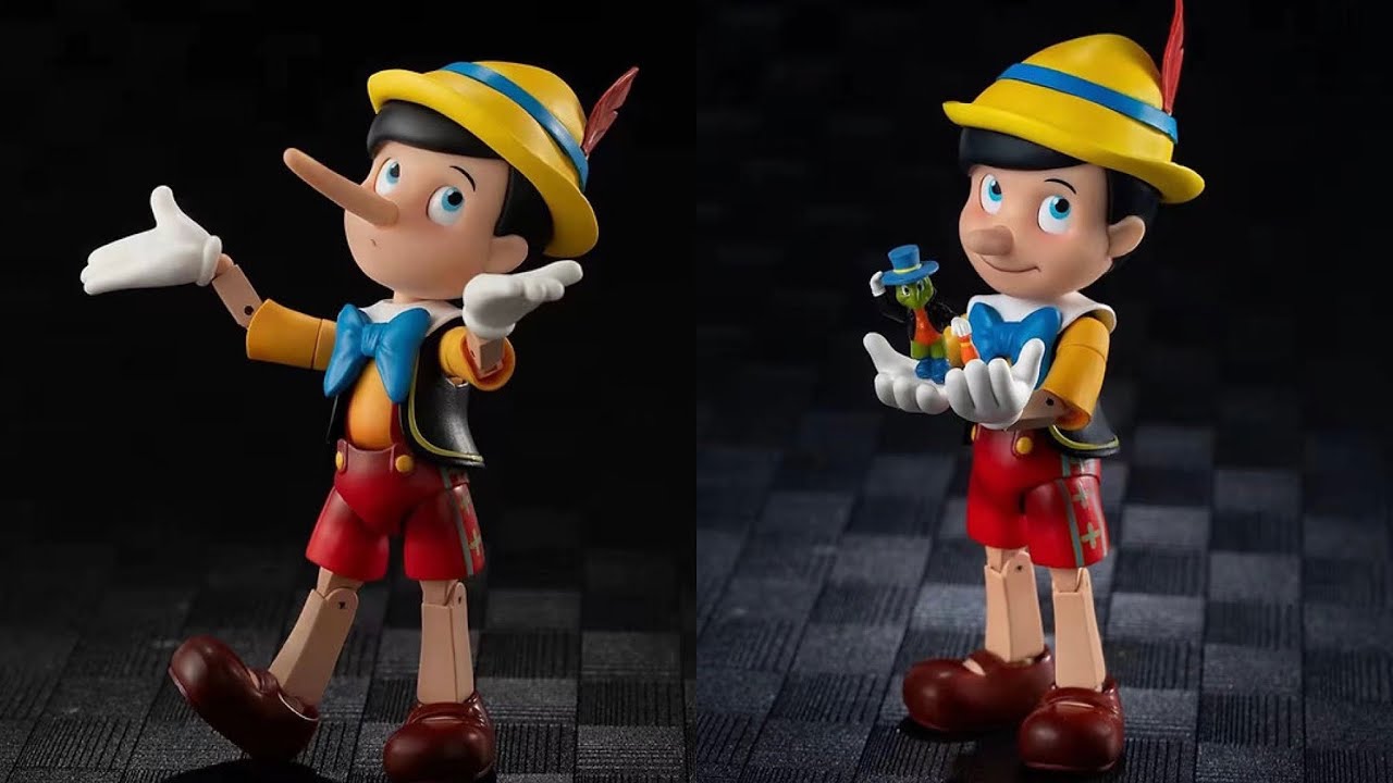 New Pinocchio action figure revealed by dasin model - YouTube