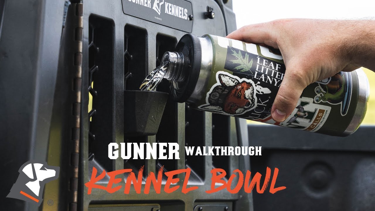 GUNNER Kennel Bowl – Durable, Safe, and Easy to Use for Dogs on the Go ...