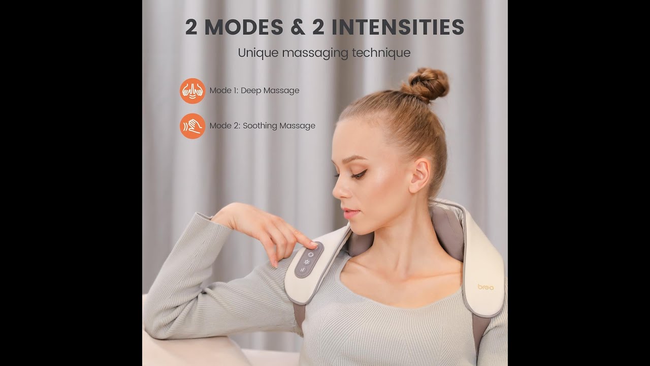 Breo N5 Mini Neck Massager with Heat, Electric Massager for Neck and ...
