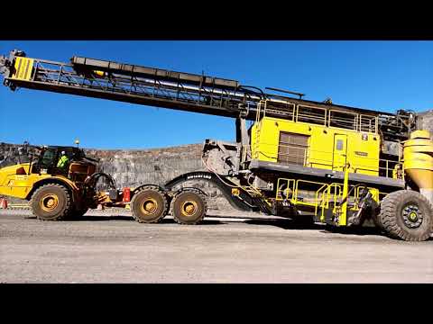 Sleipner DB120PLUS carry Epirock PitViper 271 drill (long video) - YouTube