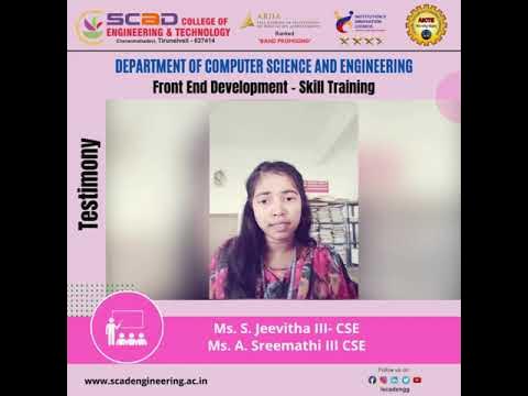 Front End Development - Skill Training | CSE Skill Training | Computer ...