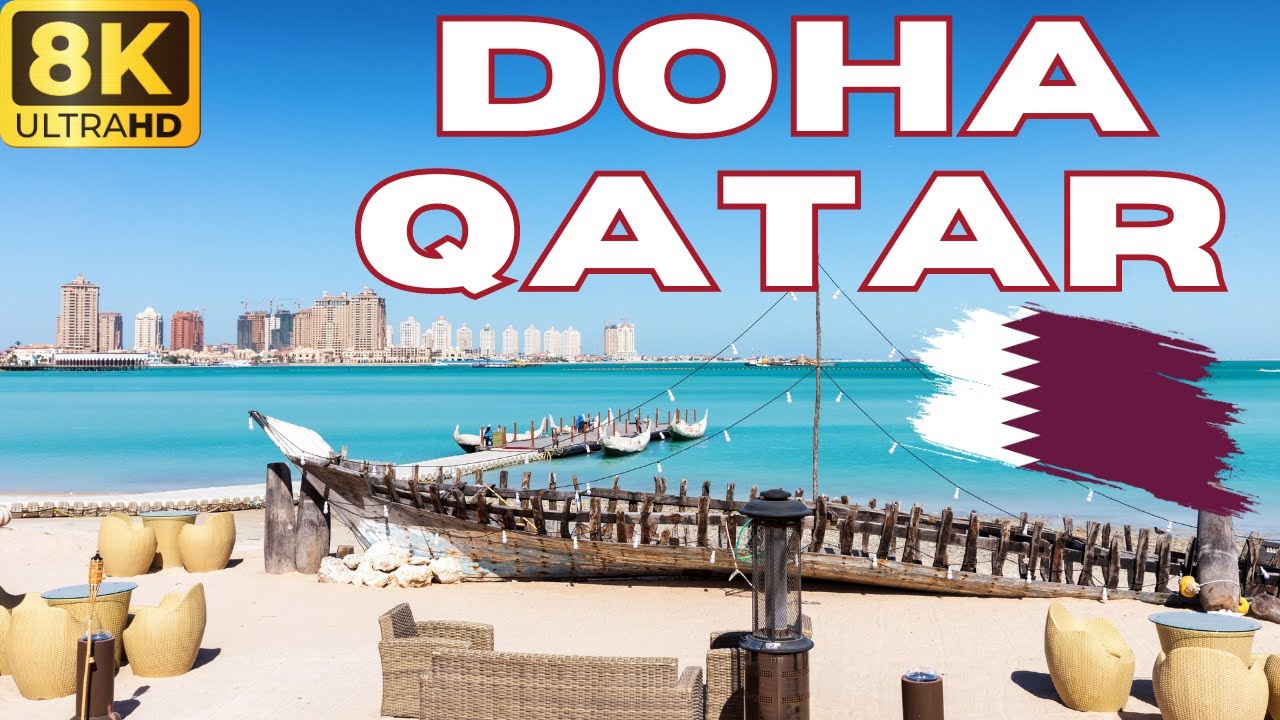 【8K】Qatar: Doha - Katara Hills - Katara Cultural Village - Katara Beach ...