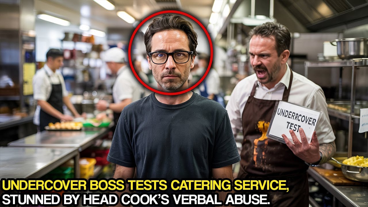 Undercover Boss Tests Catering Service, Stunned By Head Cook's Verbal ...