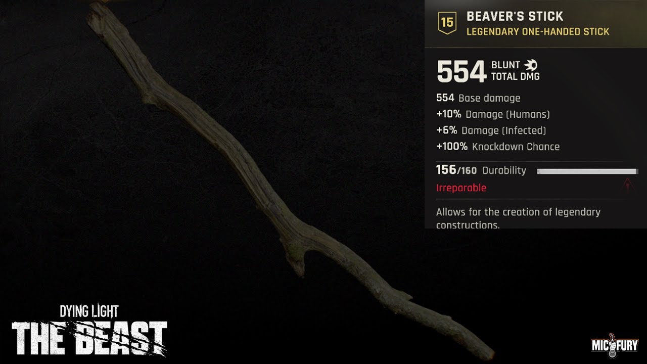 Dying Light The Beast – How to Get The Beaver Stick (Ultimate Beginners ...