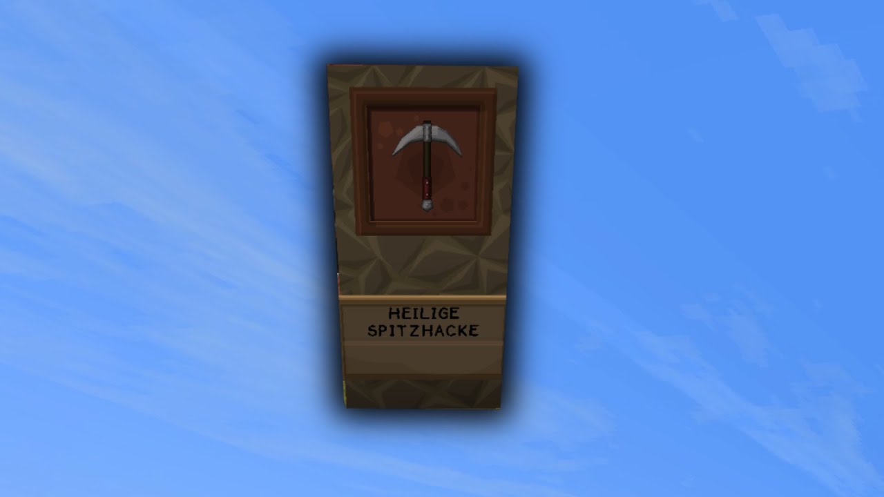 Die HEILIGE Spitzhacke | Minecraft One Month #20 - YouTube