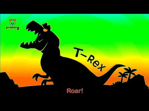 Tyrannosaurus Rex Song! 🦖 T-Rex Shadow Roar | Pinkfong Dinosaur Remix