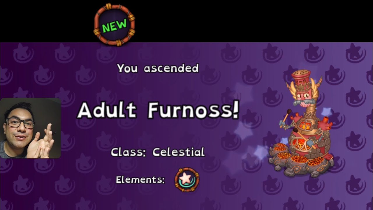 Adult Furnoss ascended on Celestial Island | My Singing Monsters - YouTube