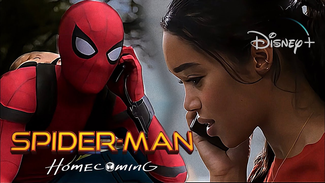 Spider-Man: Homecoming | Peter Calls Ned And Liz Scene | Disney+ [2017 ...