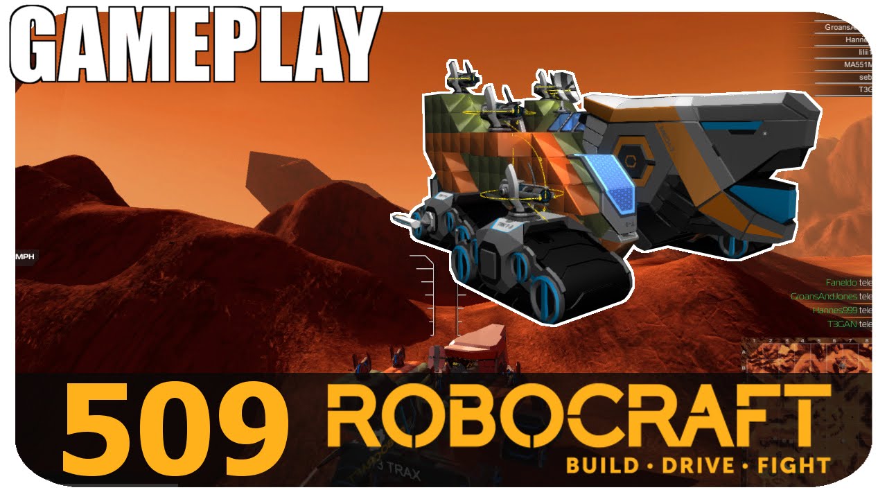 Robocraft Gameplay T3 Trax with MECH 7 Head Tier 3 Plasma Tank ...