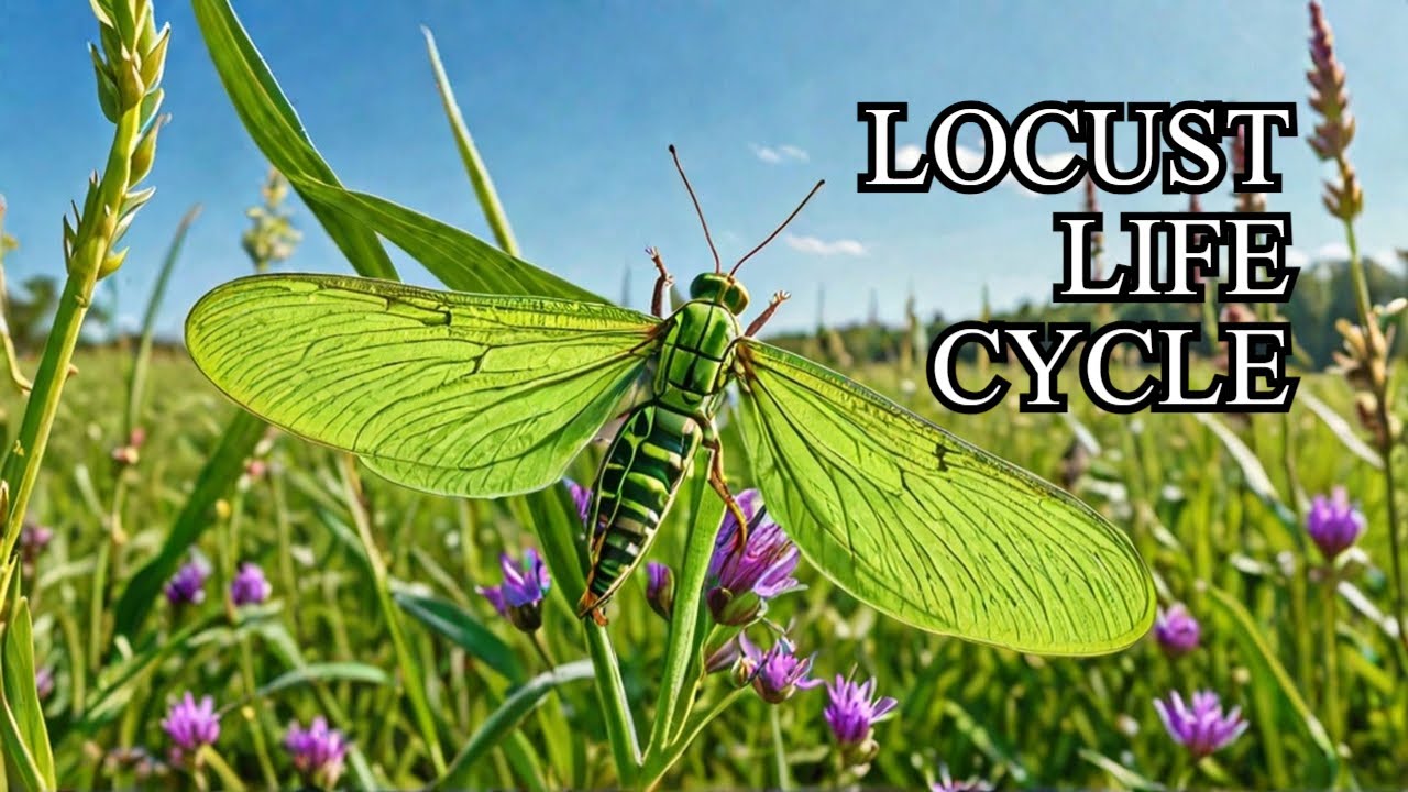 Green Milkweed Locust: Life Cycle of the World's Largest Grasshopper ...