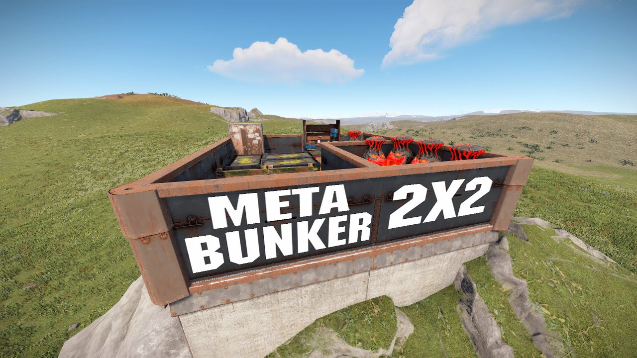META BUNKER 2X2 for DUO/TRIO | Rust Base Design 2023 - YouTube