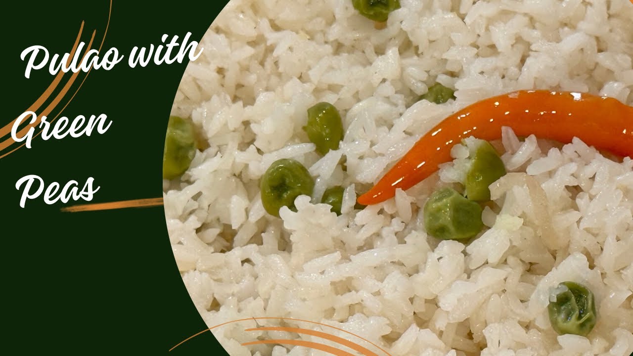 Eid Recipes| Pulao with Green Peas| Motor Shuti Diye Pulao| How to Cook ...