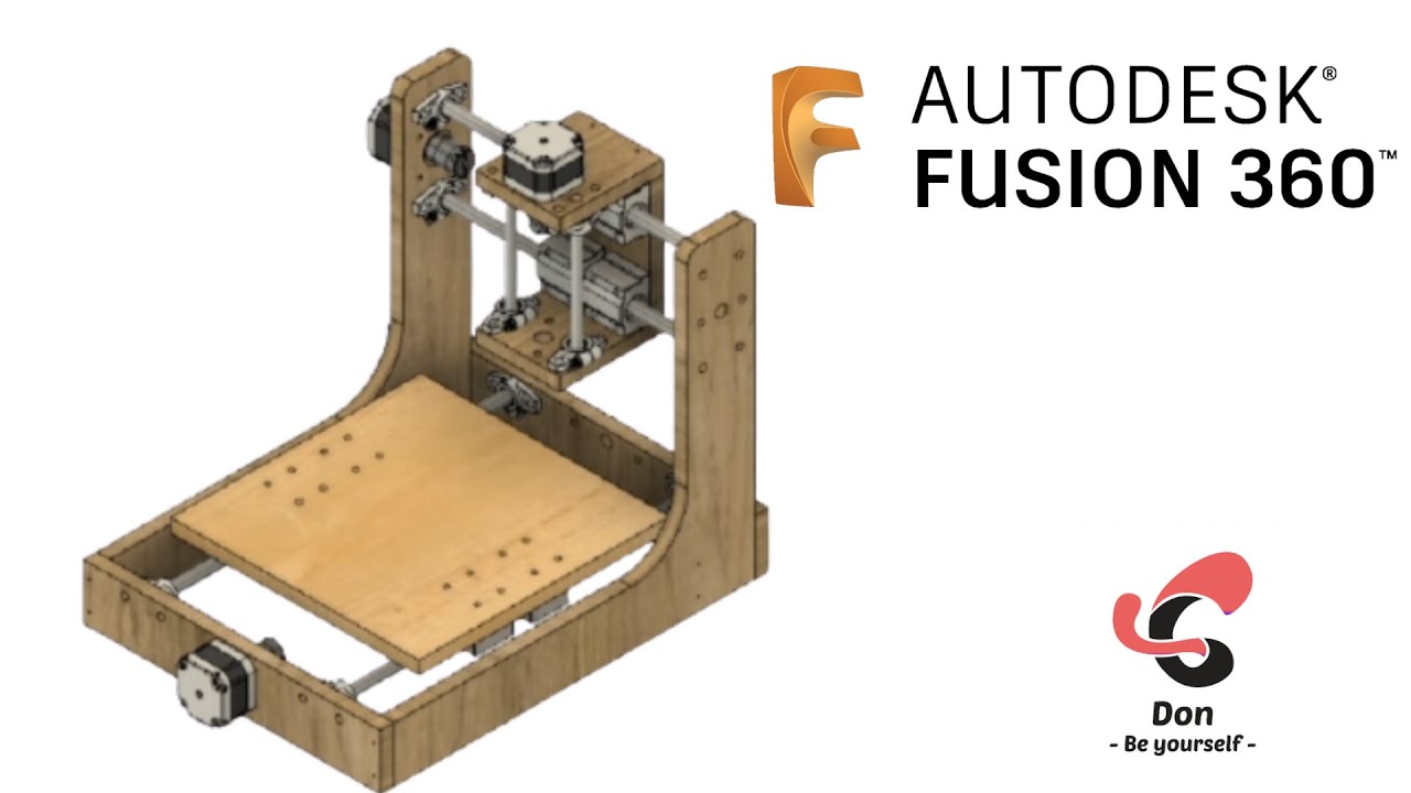 Making a 3-axis CNC Machine Model in Fusion 360(Walkthrough) - YouTube