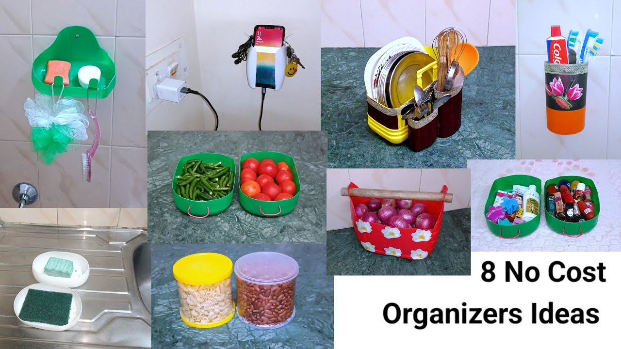 8 New No Cost Organizers Ideas From Waste Materials/Plastic Bottle ...
