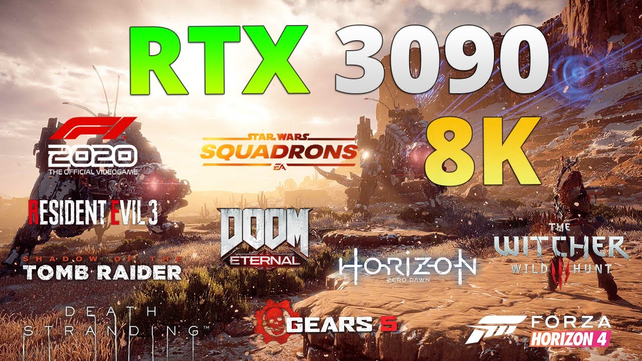 RTX 3090 Test in 8K DSR - 10 Games - YouTube